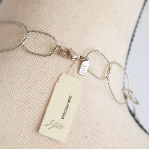 J. Jill | Jewelry | J Jill Organic Feel Longer Large Link Necklace With ...